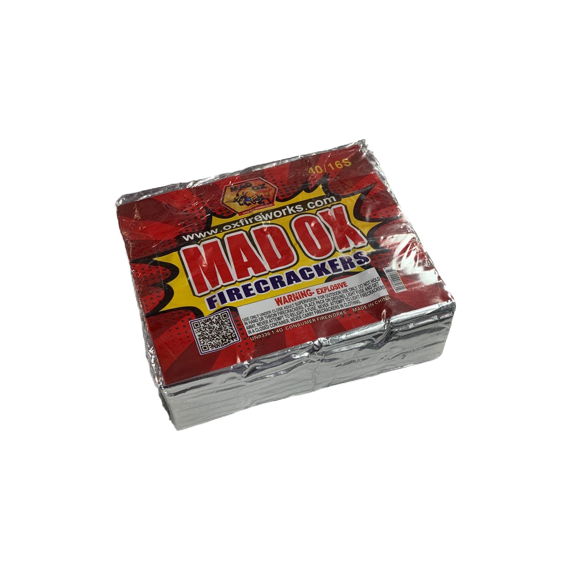 Mad Ox Firecrackers Half Brick | Boomville Fireworks, LLC