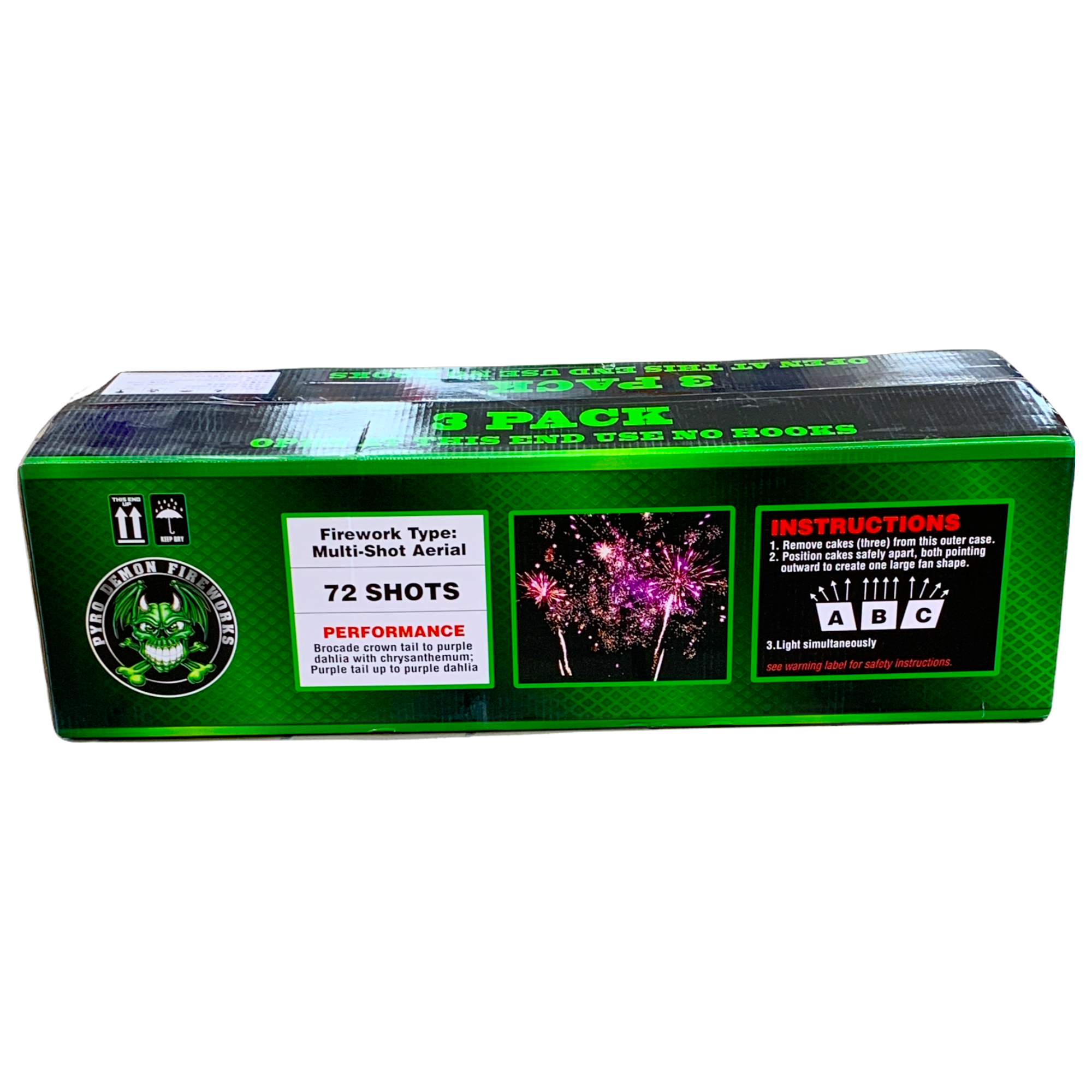1,500 Gram Finale Series #1 (72 Shots) | Boomville Fireworks, LLC