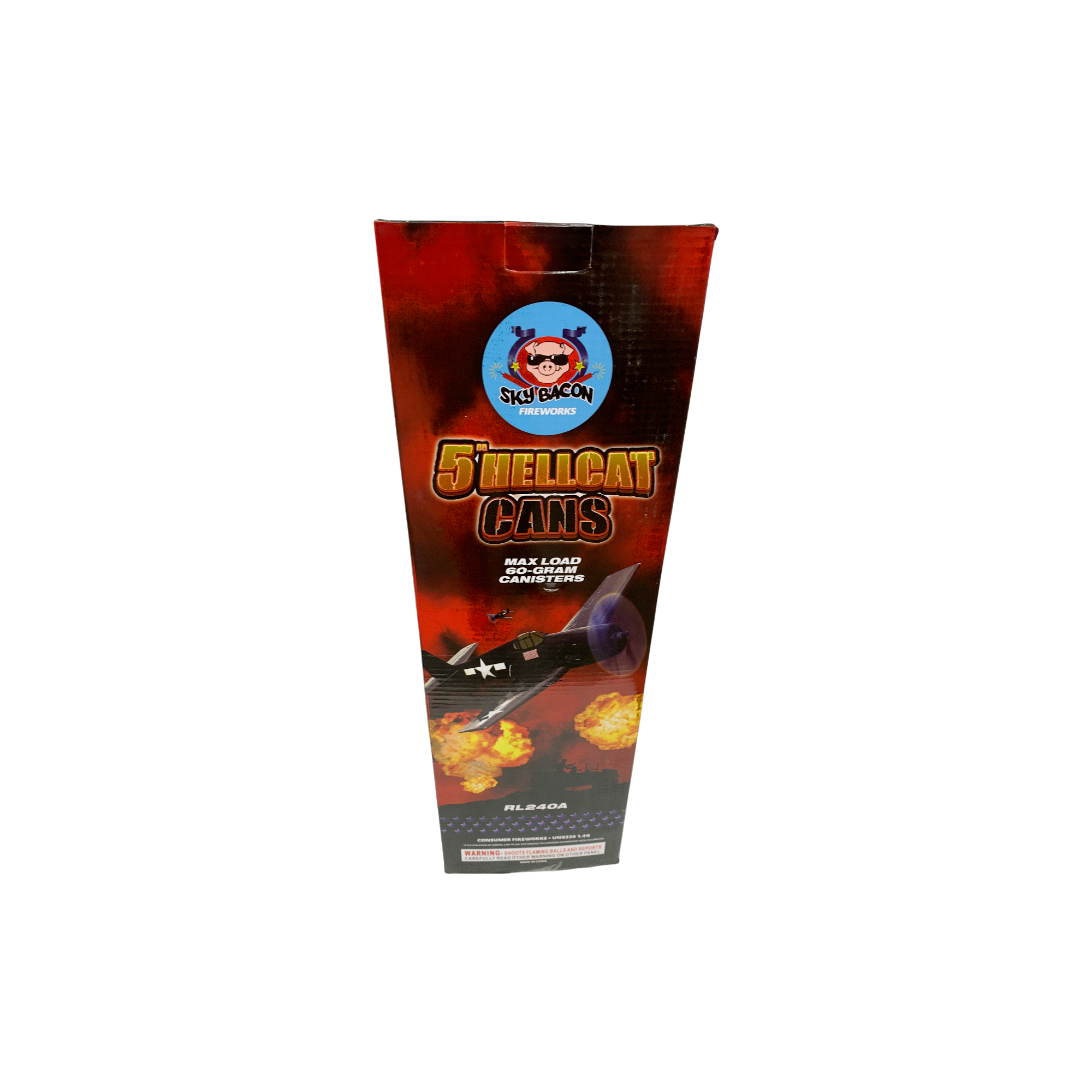 5" Hellcat Cans 24 Pack | Boomville Fireworks, LLC